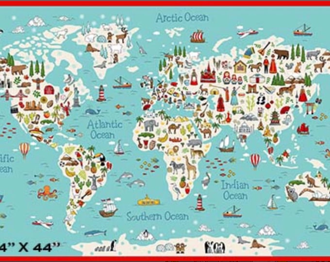 We Share One World Super Panel - Continents of the World - World Kids ...
