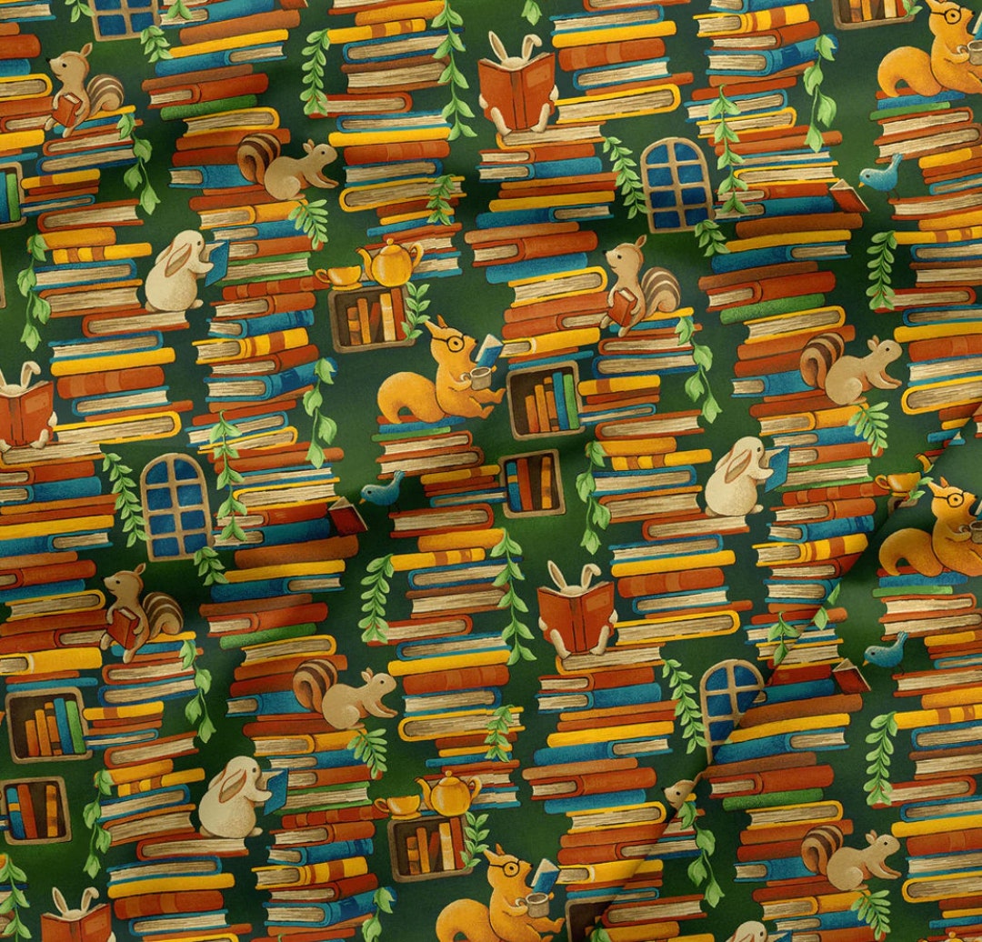 FOREST FABLES - Pattern # 120-19617 - Forest Animals With Books ...