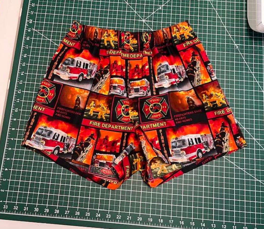 CUSTOM BOXER SHORTS, Made to Order - Fire Department - Hometown Heroes ...