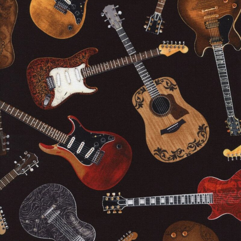 Guitar Quilt Pattern - Etsy
