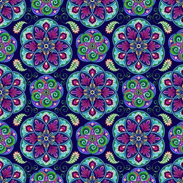 Mandala Fabric - Etsy