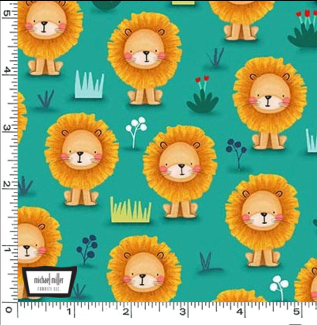 Jungle Paradise - Pride Cub - Pattern #CX11070-TEAL-D - by Michael ...