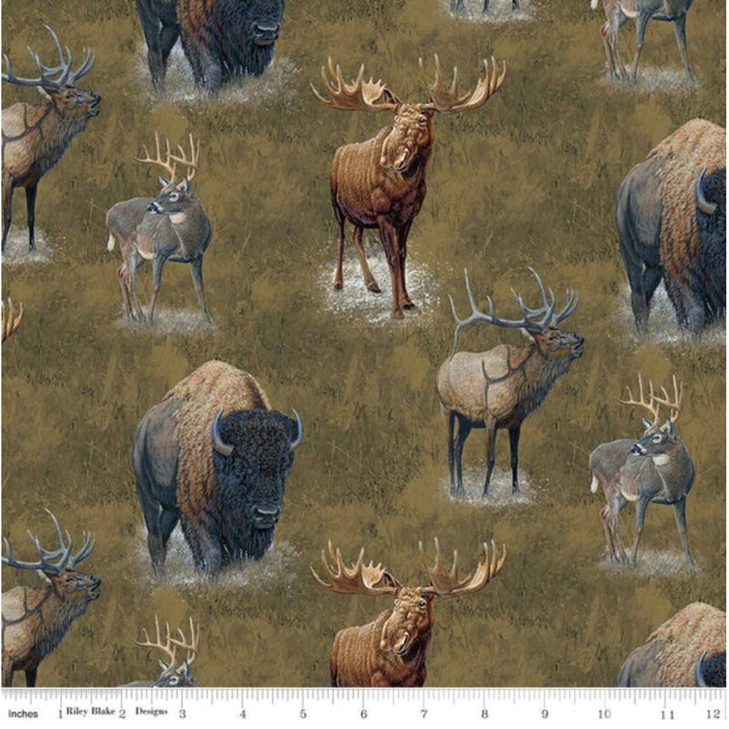 Elk Fabric - Etsy