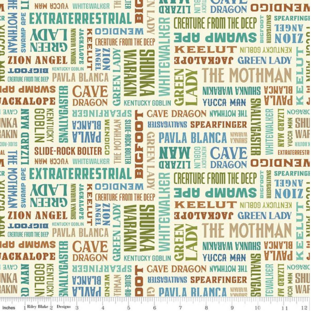 Legends of the National Parks Names Cream - #C13282-CREAM - by Riley ...
