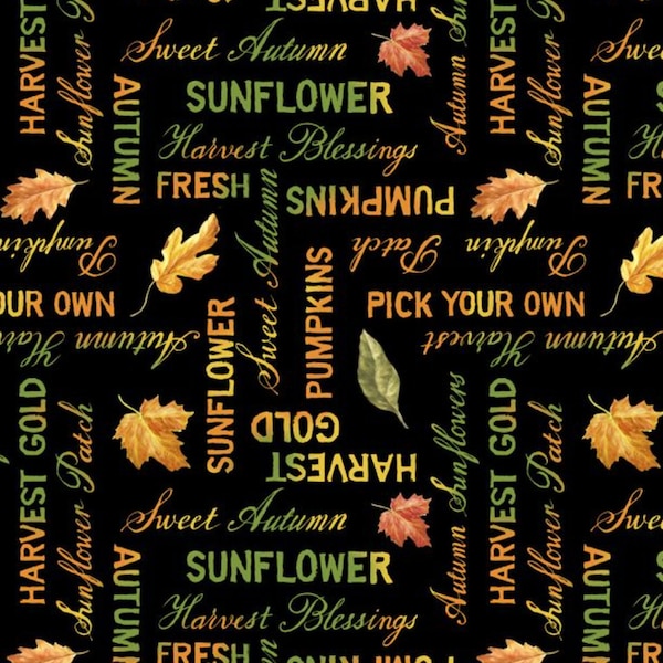 Fabric With Words - Etsy