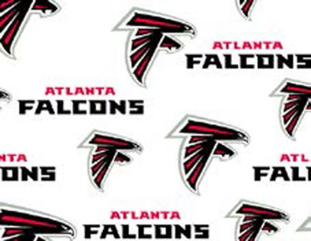 ATLANTA FALCONS, Licensed NFL Team Fabric, 100% Cotton Woven Fabric ...