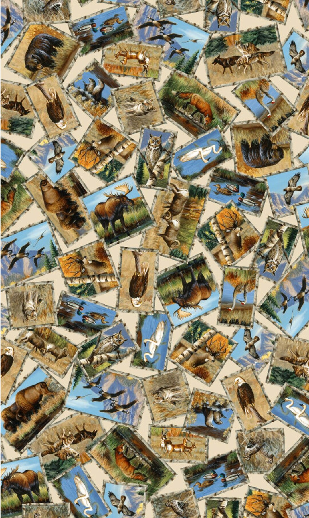 Great Plains - Animal Overlapping Patches - #28604 -F - by Quilting ...