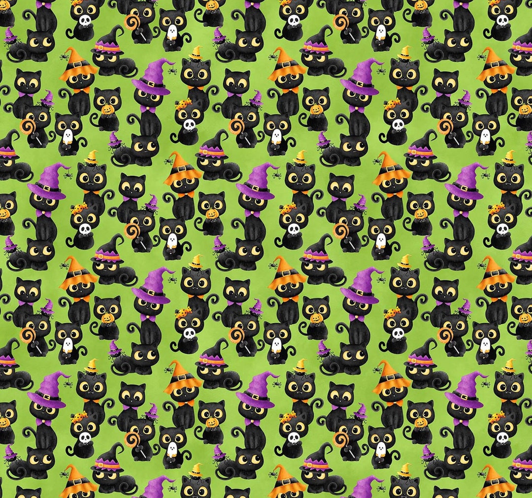 Double Bubble Kitty Trouble - 26958-74 - by Northcott - Cotton Fabric ...