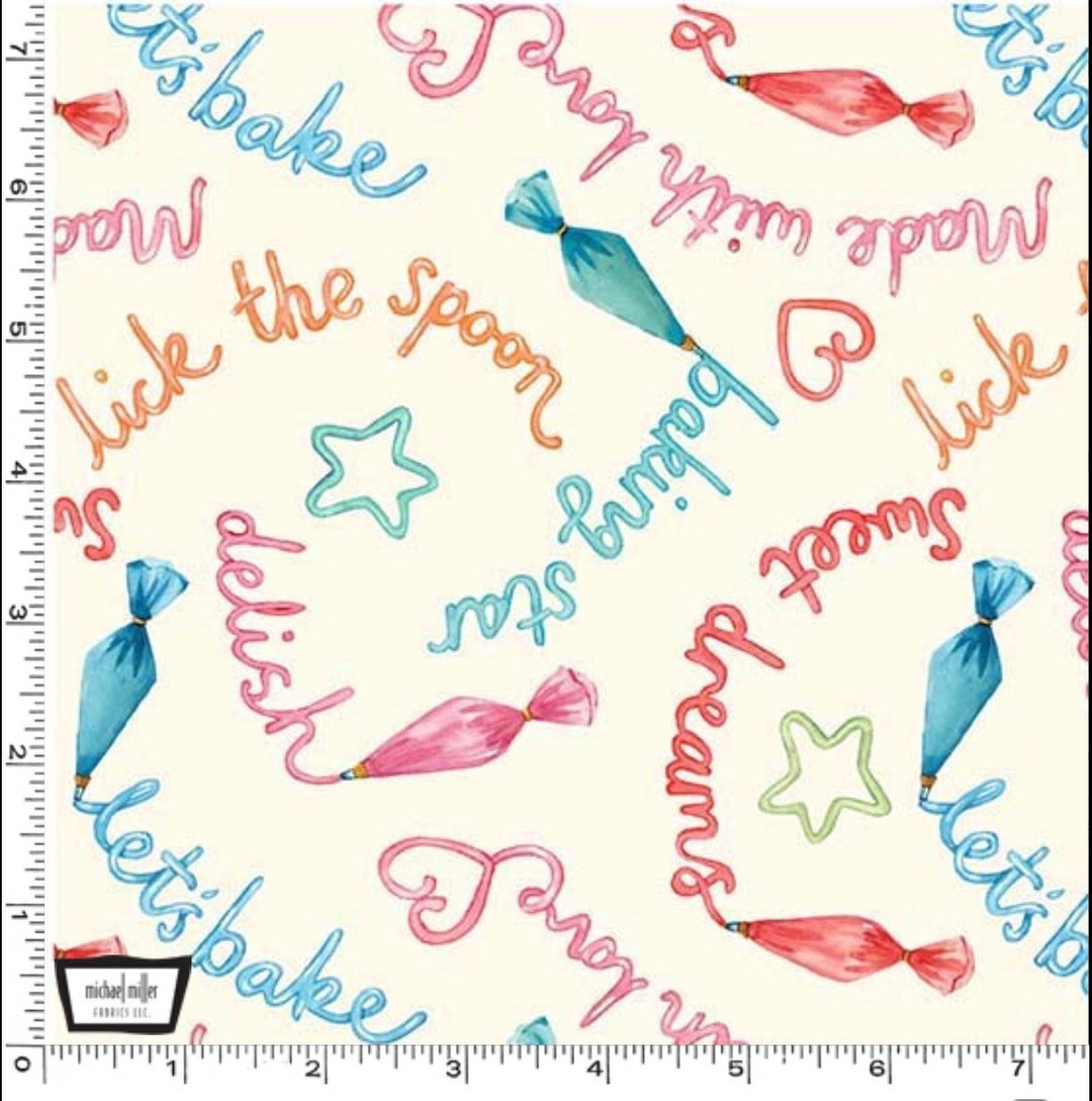 Baked With Love - Delish - #DDC11036-MULT-D - Baking Words - by Michael ...