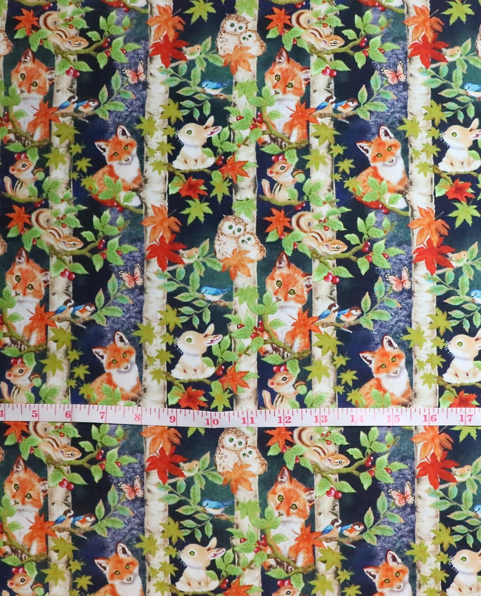 Auburn Fox Woodland Animals Pattern 6225-78 by Studio E - Etsy