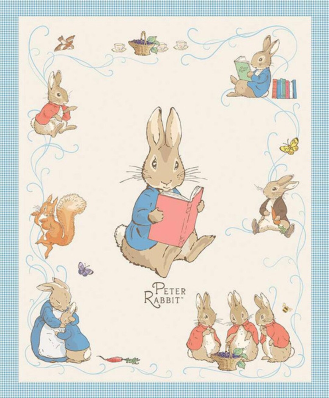 The Tale of Peter Rabbit Peter Rabbit Panel - #P14706-PANEL - by Riley ...