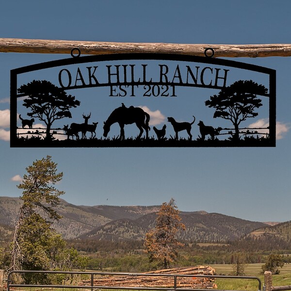 Custom Farm Sign - Etsy