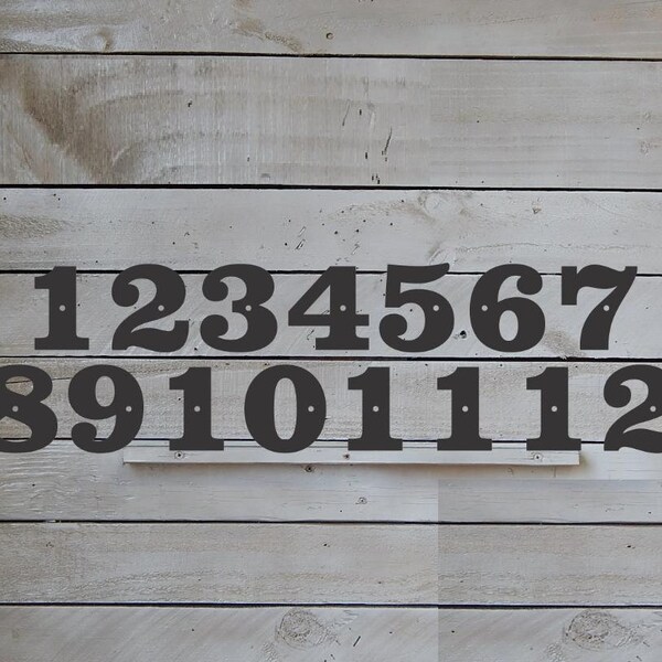 Clock Numbers - Etsy