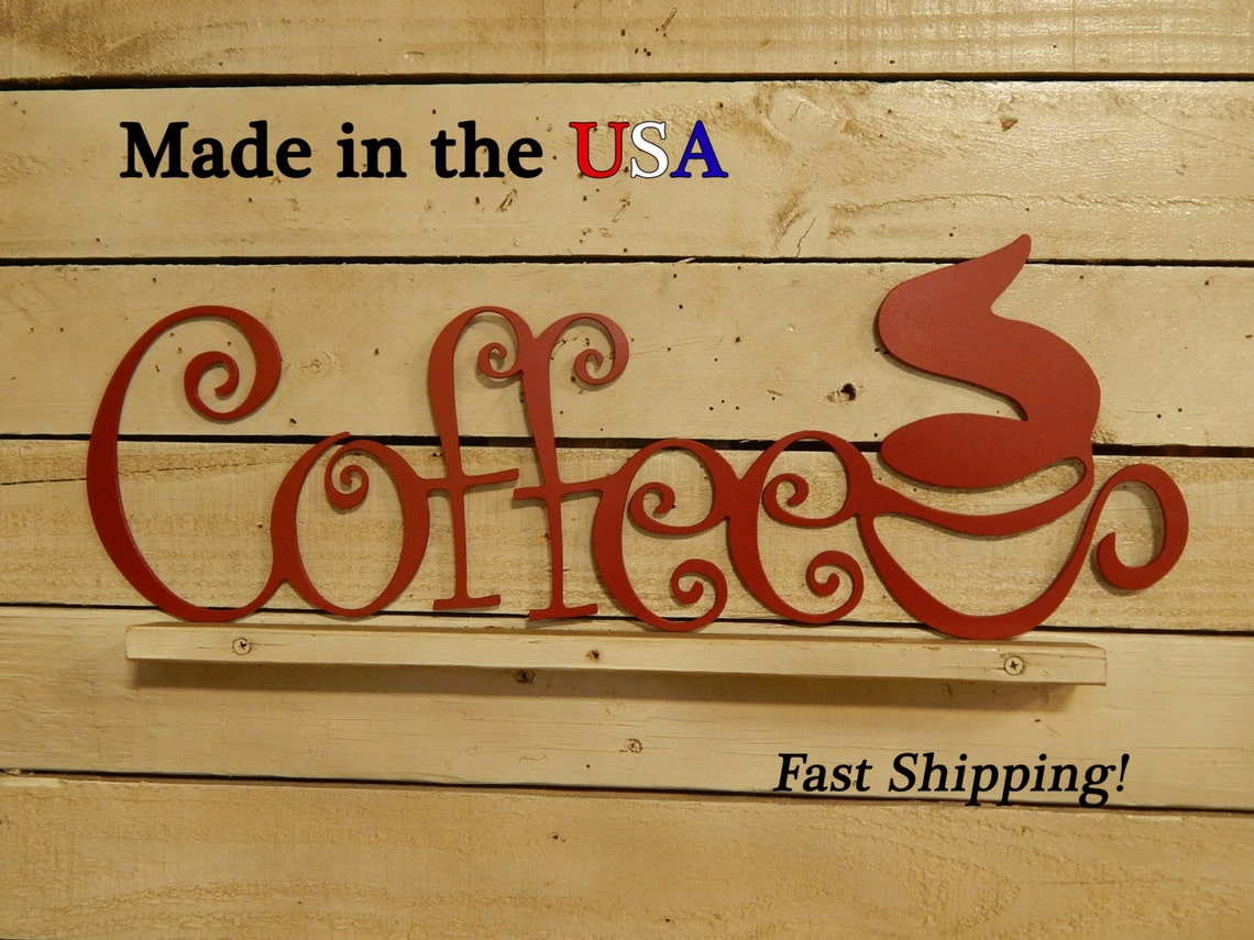 Smaller Coffee Sign Coffee Shop Sign Coffee Mug Coffee | Etsy