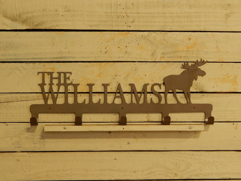 Moose Hanging Coat Rack Hunting Decor Moose Decor Wildlefe | Etsy