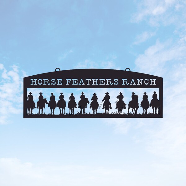 Metal Ranch Sign - Etsy