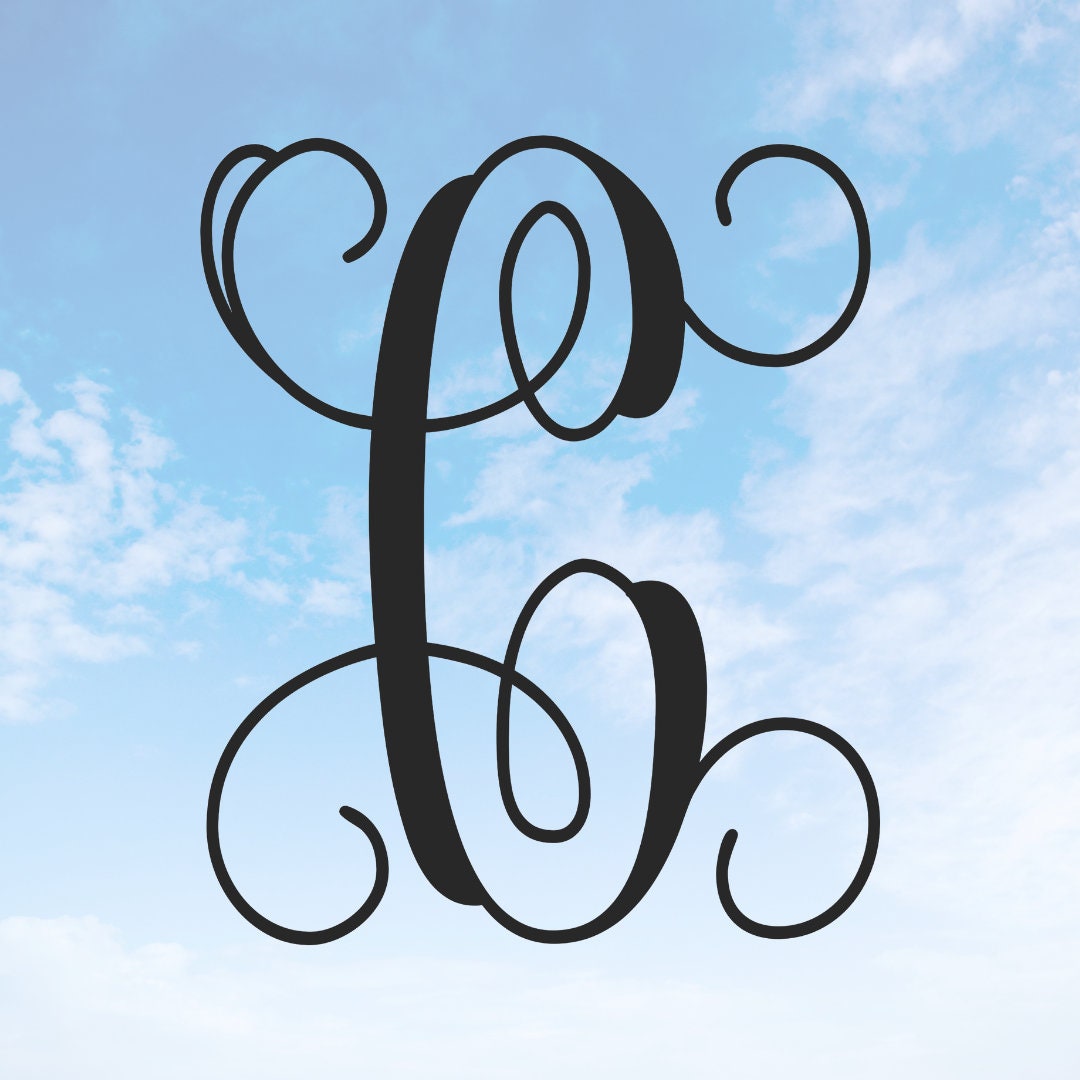 20 Vine Letter, Last Name Initial, Monogram Front Door, Door Decor ...