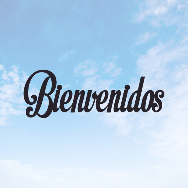 Bienvenidos Sign - Etsy