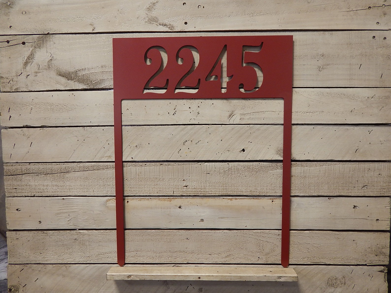 Address Plaque With 18 Stake Metal Sign Mailbox - Etsy