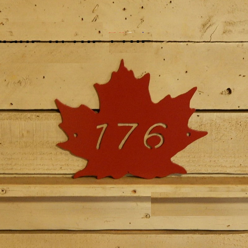 Maple Leaf Wall Plaque - Etsy