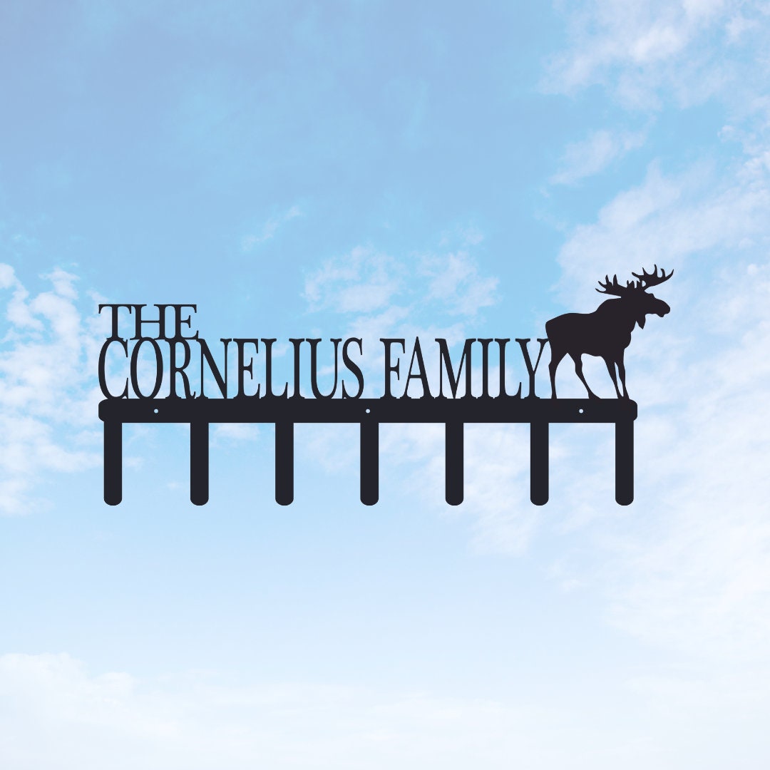 Moose Hanging Coat Rack, Hunting Decor, Moose Decor, Wildlefe Decor ...