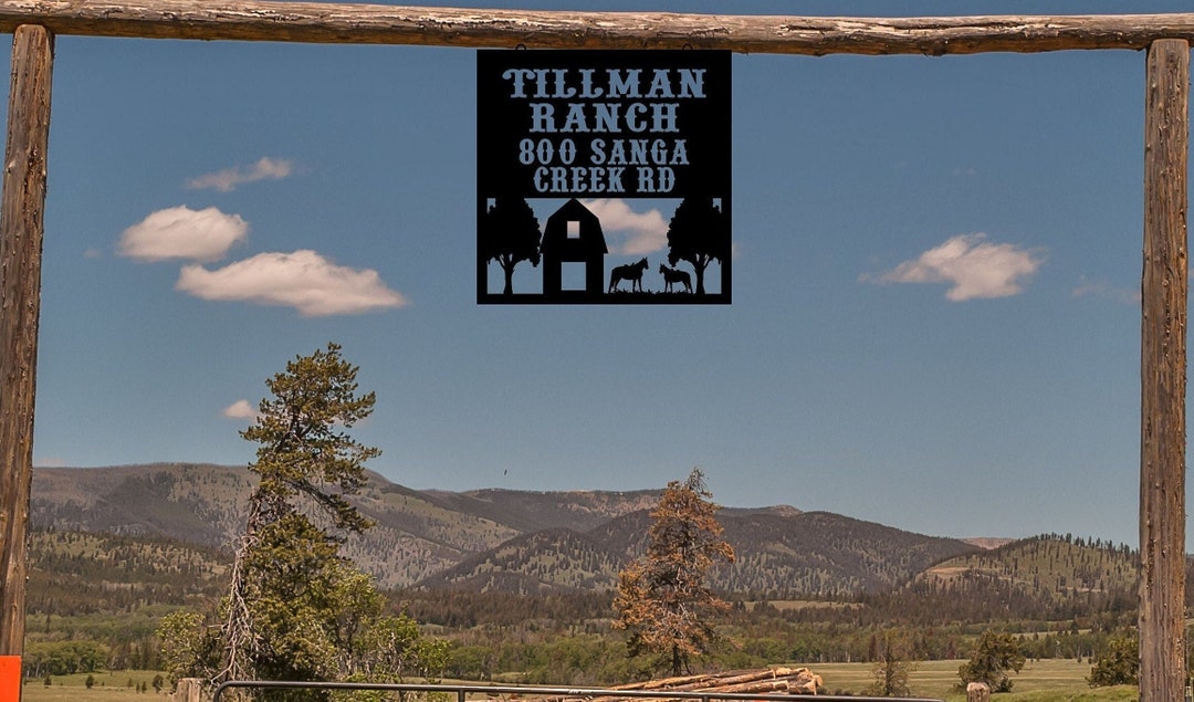 Custom 33 X 40 Farm/ranch Sign, Ranch Sign, Horse Ranch Sign, Farm Sign ...