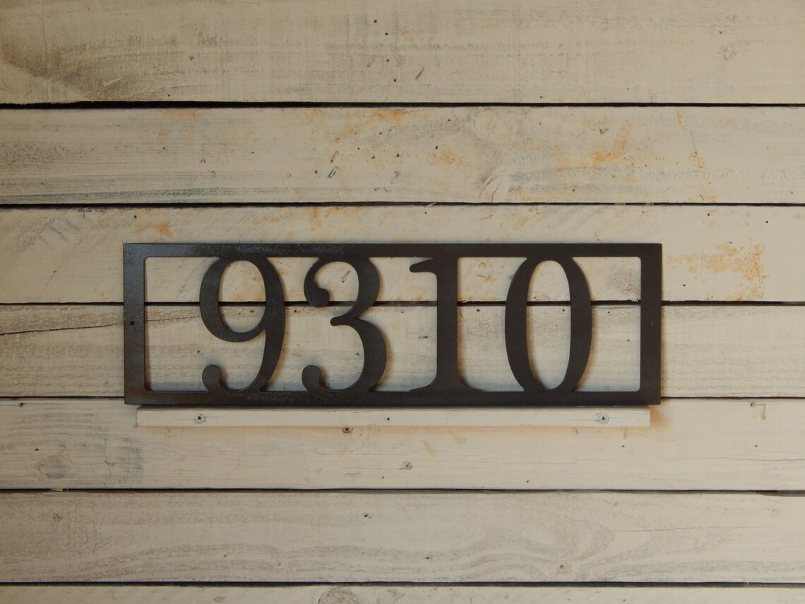 House Number Mailbox Number Metal House Number Mailbox - Etsy