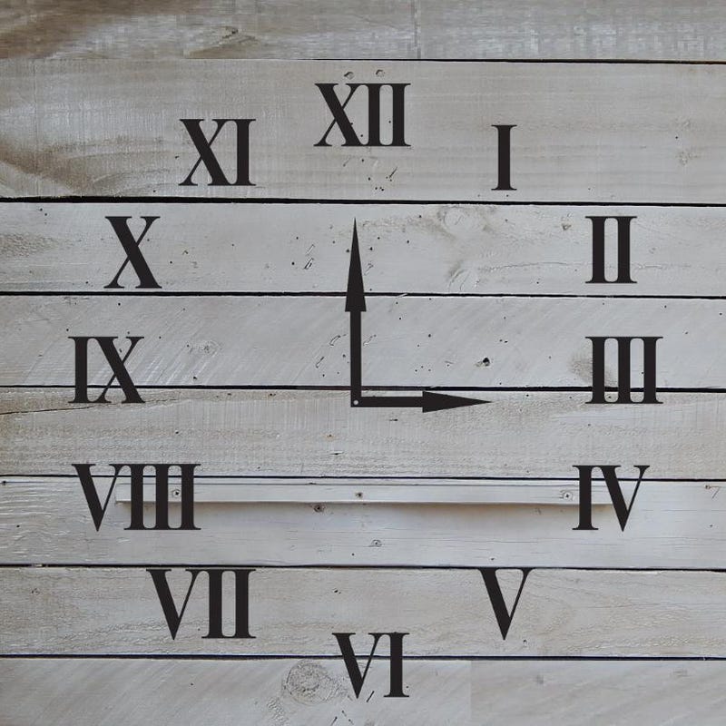 Roman Numerals Art - Etsy