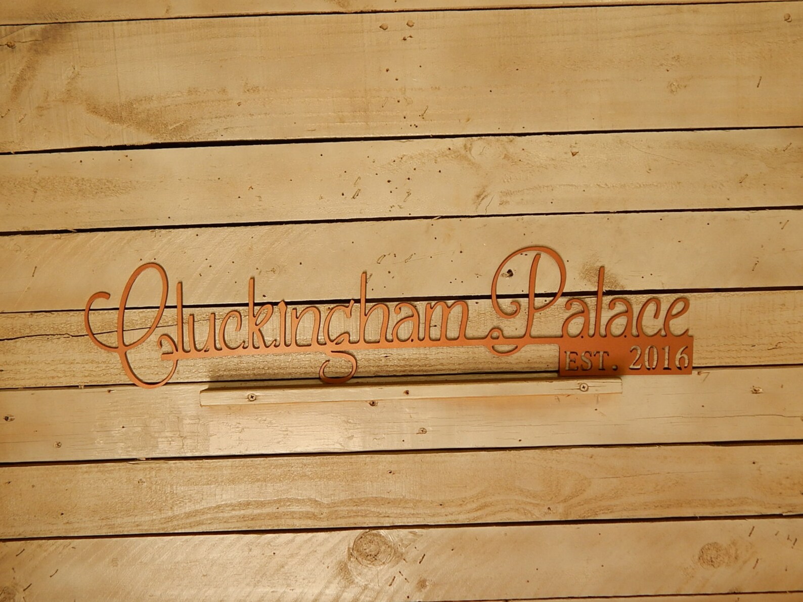 Cluckingham Palace Metal Chicken Coop Sign: Custom Farm Decor S1194 - Etsy