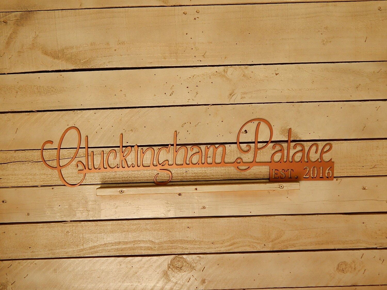 Cluckingham Palace Metal Chicken Coop Sign: Custom Farm Decor S1194 - Etsy