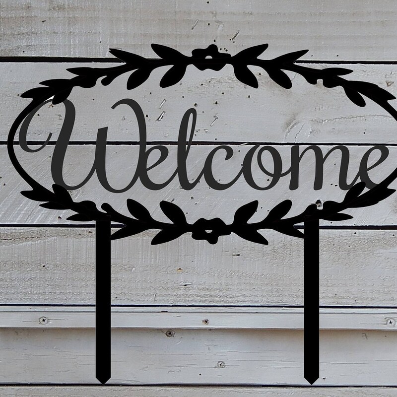 Outdoor Decorative Metal Signs - Etsy