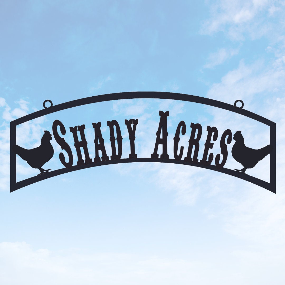 Custom 16 X 41 Large Farm Sign With Chickens, Ranch Sign, Sign, Barn ...