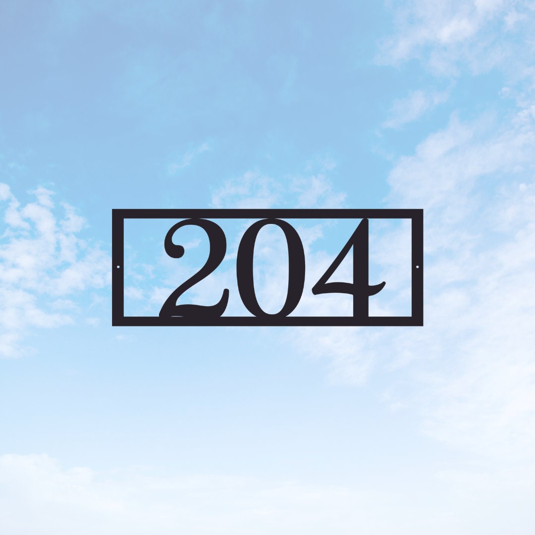 House Number, Mailbox Number, Metal House Number, Mailbox Number, Metal ...