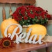 Relax Metal Sign Metal Art Bathroom Decor Outdoor Wall Art - Etsy
