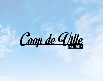 Coop Chicken Hen Rooster House Custom Names Blue Sign - Etsy