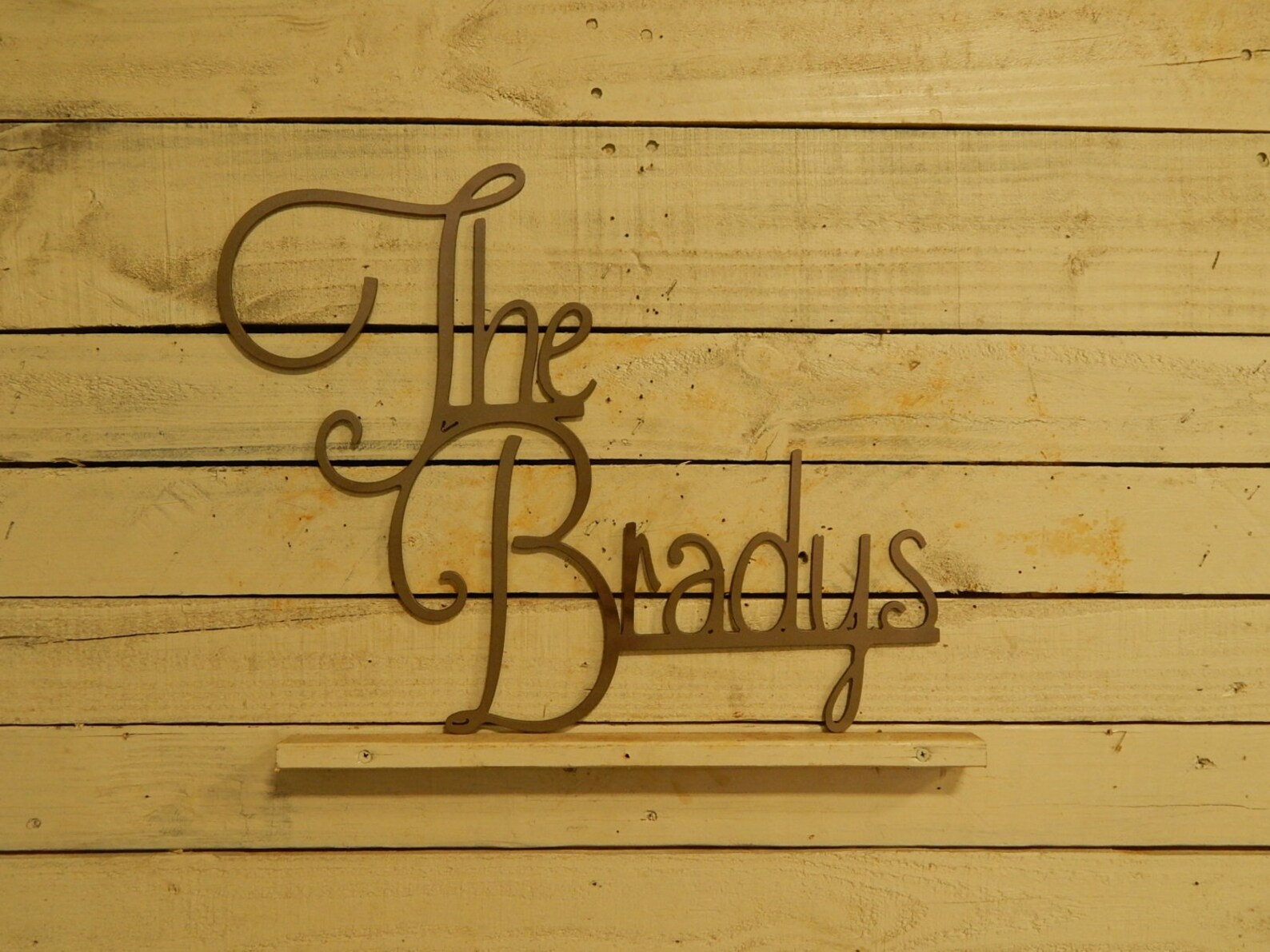 Large Elegant Last Name Sign Personalized Wedding Date - Etsy