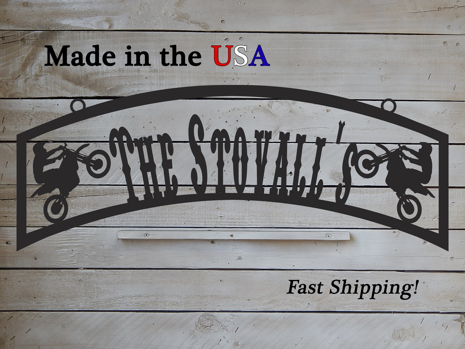 Large Entrance/gate Arch Farm Sign With Dirt Bikes - Etsy