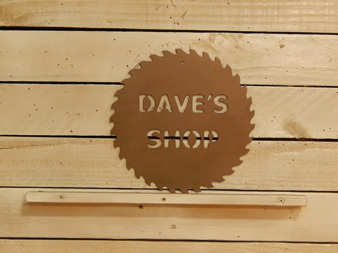 Personalized Tool Shop Sign Tool Sign Outdoor/indoor Metal - Etsy