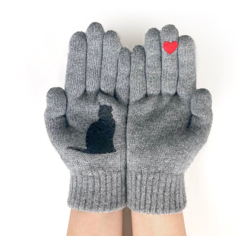 Kitten Mittens - Etsy