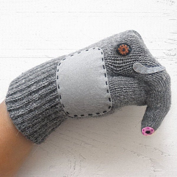Animal Mittens - Etsy
