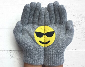 Grey Gloves Funny Gift Idea Funny Gloves Funny Gift For | Etsy