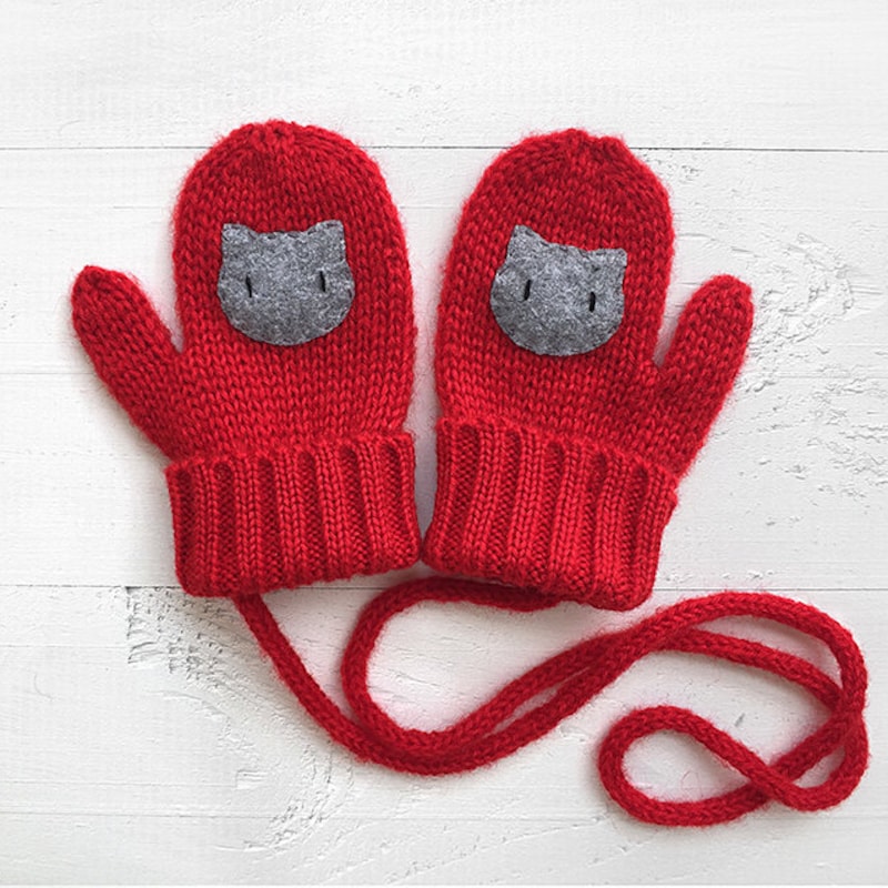 Kitten Mittens - Etsy
