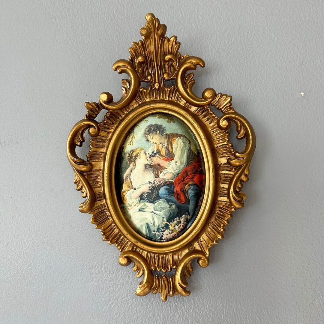 Vintage Ornate Victorian Wall Hanging Made in Italy - Etsy