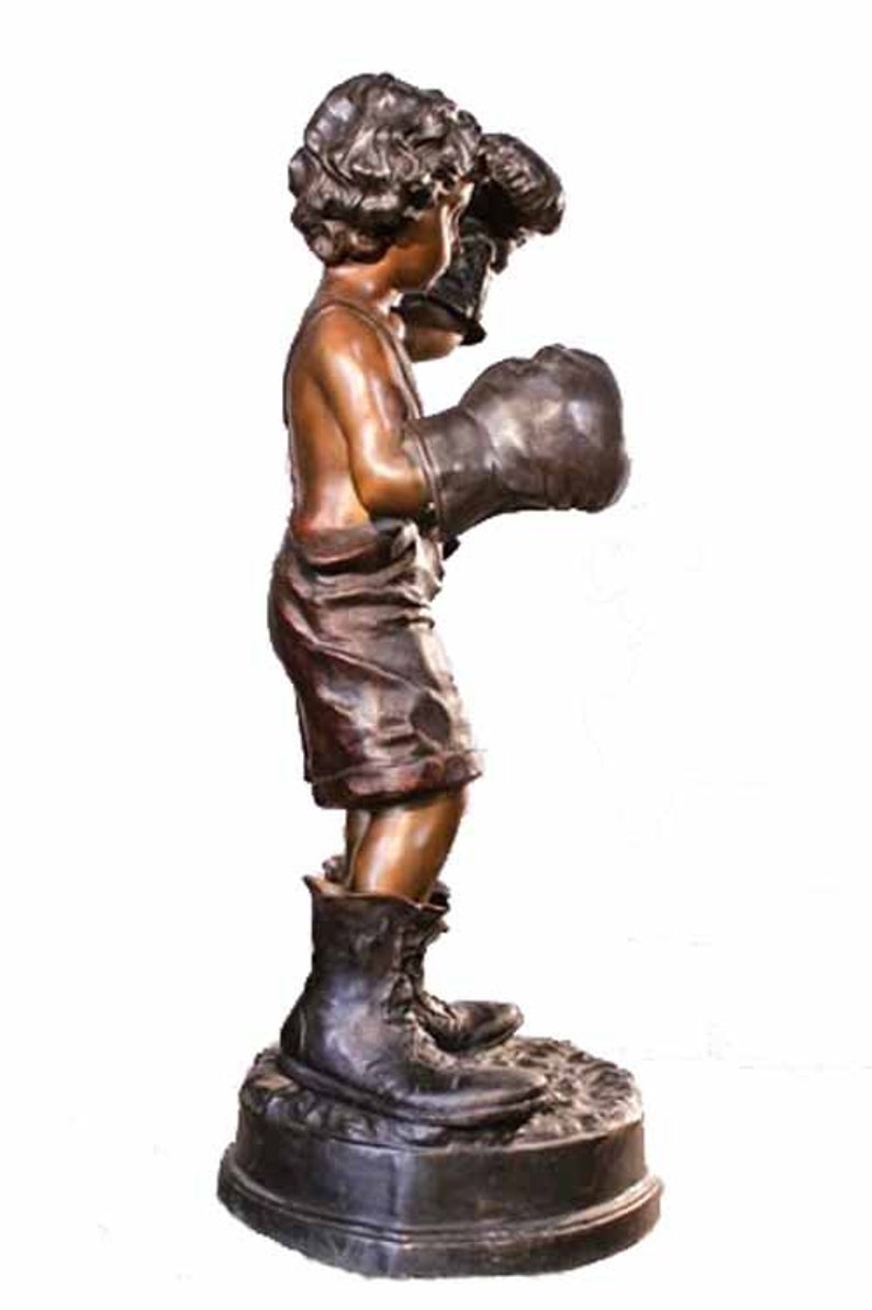 Young Boxer Boy, Finest US Lost Wax Children Statue Sculpture ~ Life ...