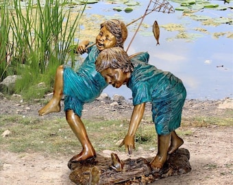 Double Trouble Lost Wax Bronze Statue Sculpture Inspired by F. - Etsy