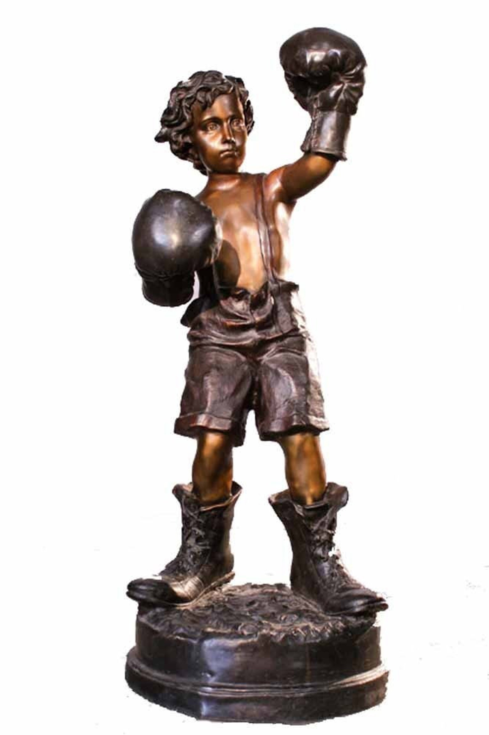 Young Boxer Boy, Finest US Lost Wax Children Statue Sculpture ~ Life ...