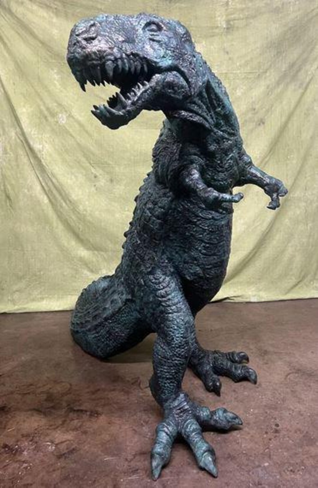 Dinosaur Lost Wax Bronze Statue by Castano ~ Monumental - Etsy