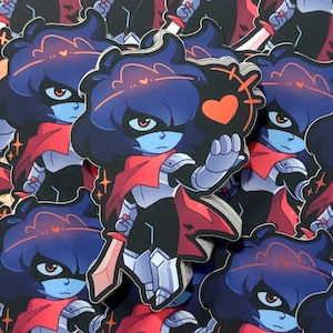 Last Chance! || Kris Dreemurr Matte Mirror 3.3 Inch Vinyl Sticker (deltarune) - Etsy