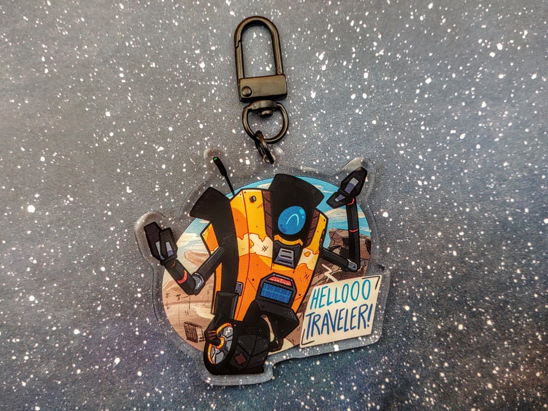 CL4P-TP claptrap 2.5 Inch Acrylic Charm Keychain - Etsy