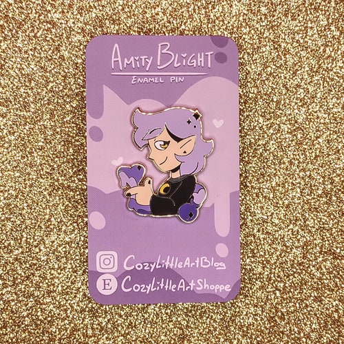 Amity Blight 1 5 Inch Enamel Pin The Owl House Etsy